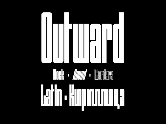Outward by Raoul Audouin | Local Fonts