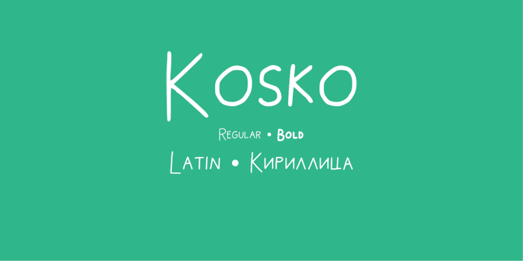 Kosko | Local Fonts