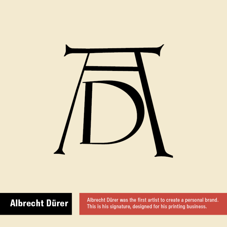 The "AD" monogram of Albrecht Dürer
