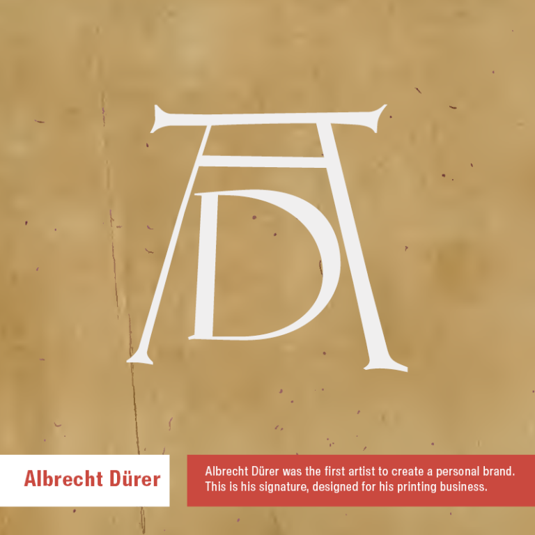 The "AD" monogram of Albrecht Dürer