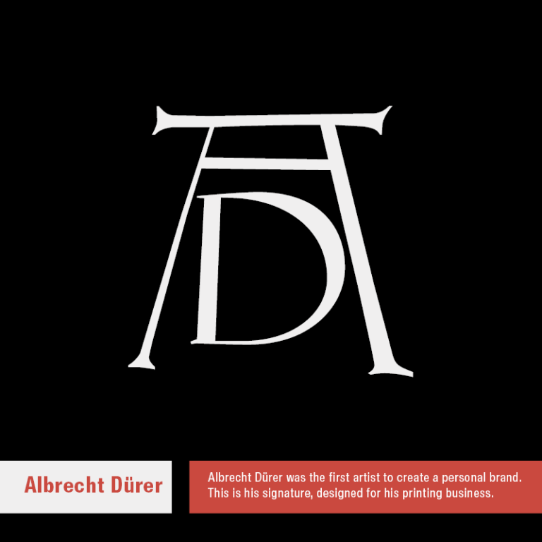 The "AD" monogram of Albrecht Dürer