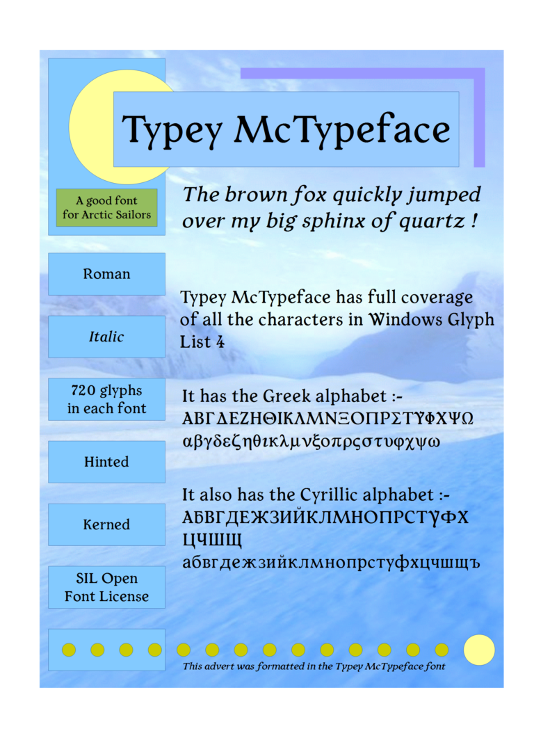 Typey McTypeface - Localfonts
