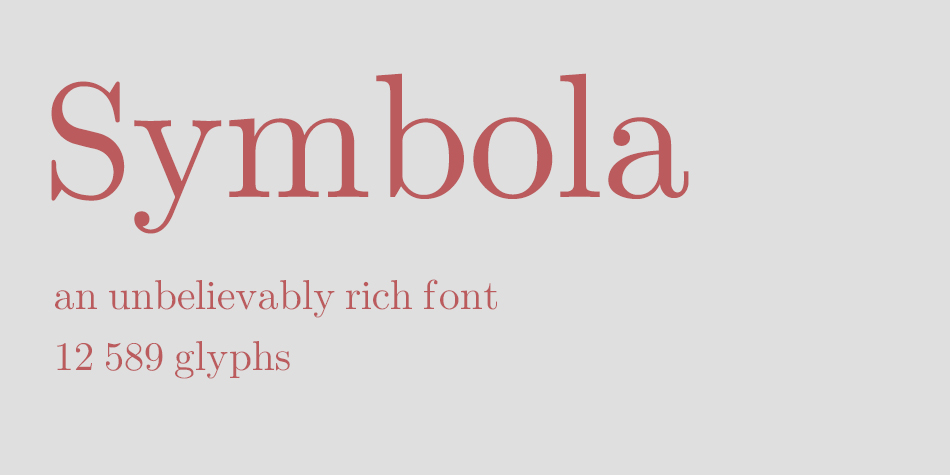Symbola - Localfonts