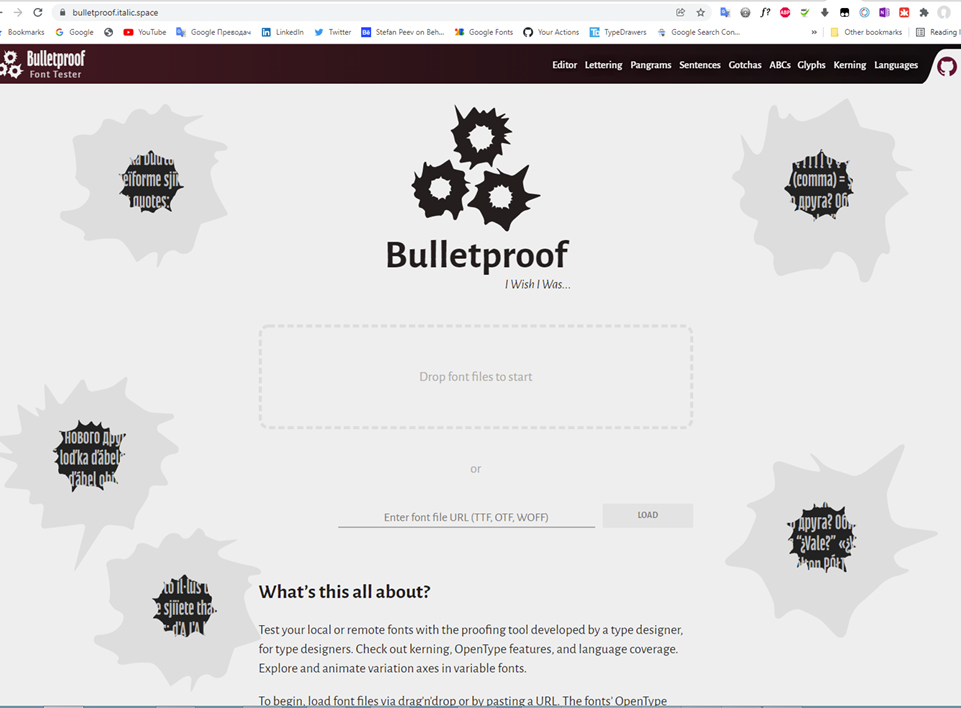 Online Font Testing Tools